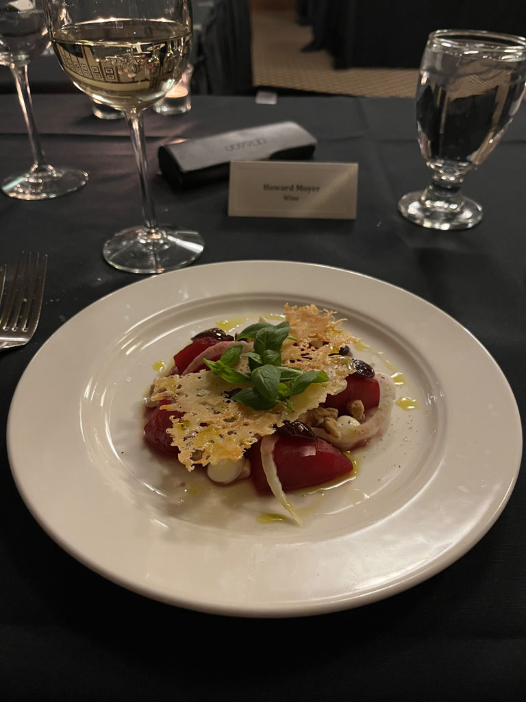 Chef’s Table Menu and Wine Pairings – Wine"ing" at the Bend
